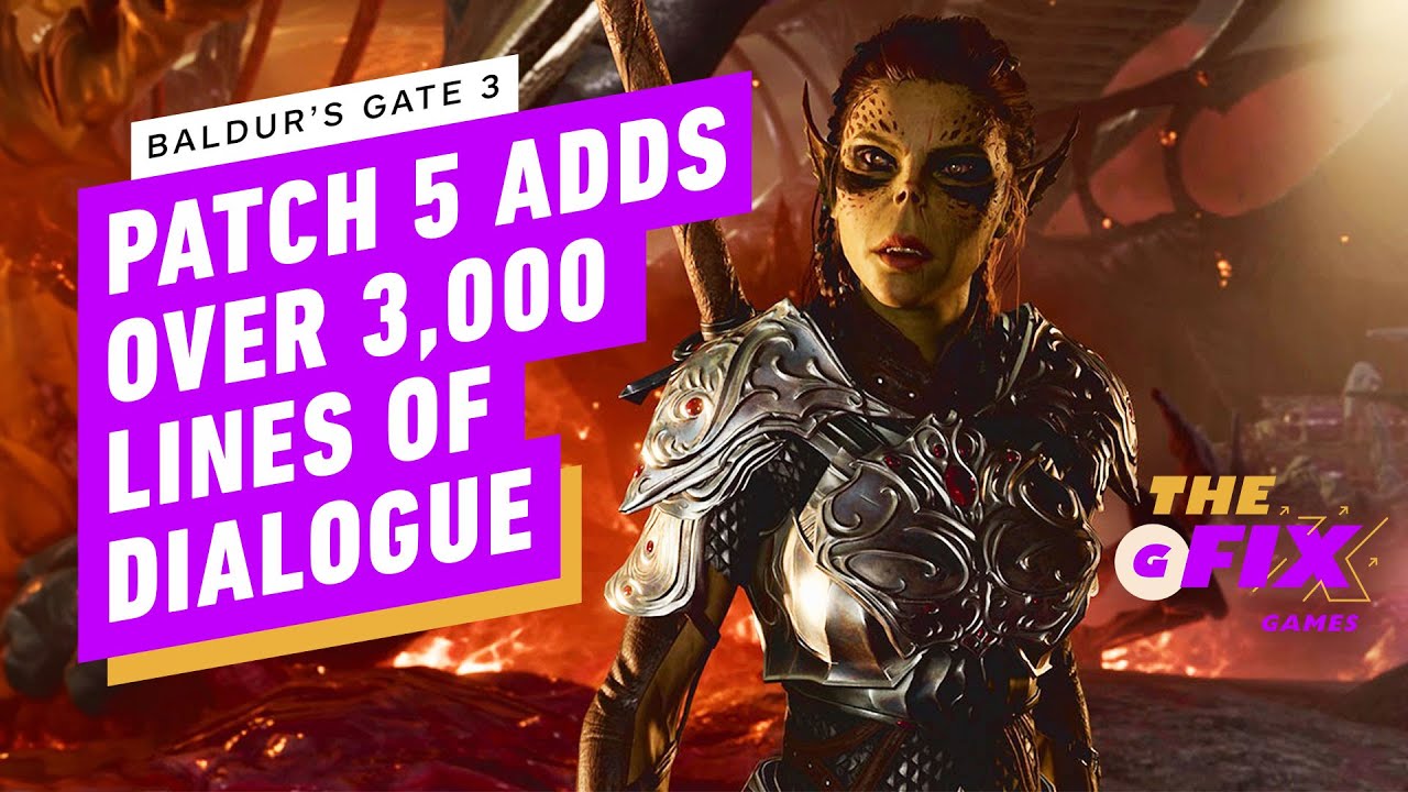 Baldurs Gate 3 Patch 5 Adds Over 3 000 Lines Of Dialogue Ign Daily
