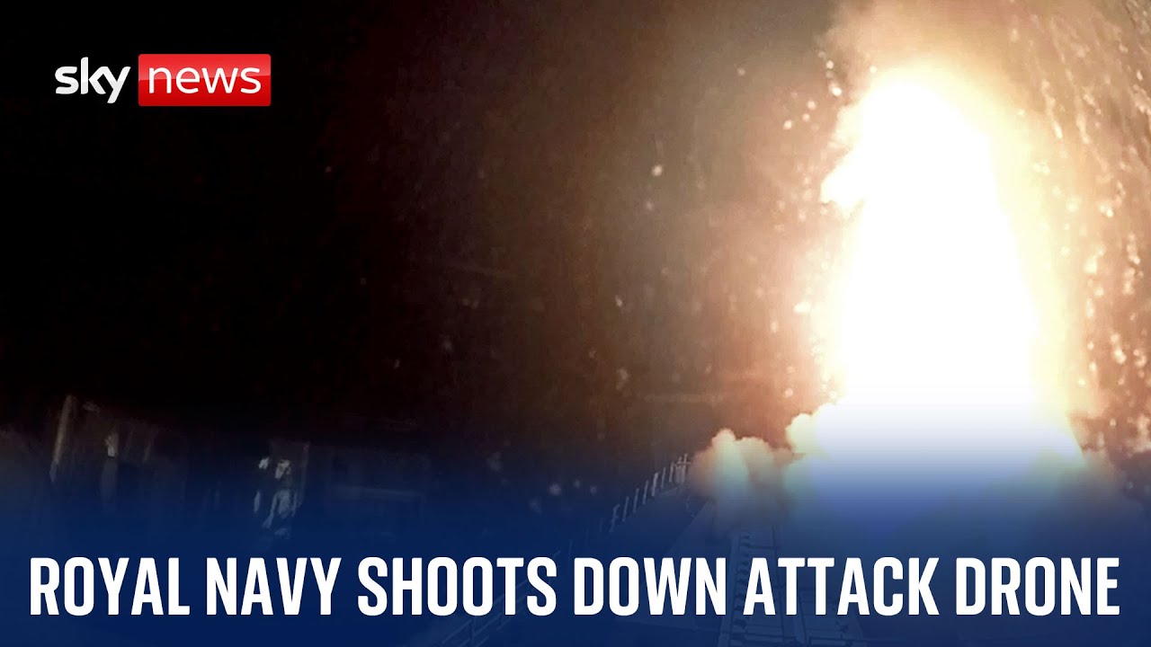Royal Navy shoots down attack drone in anger 'for first time since 1991 ...