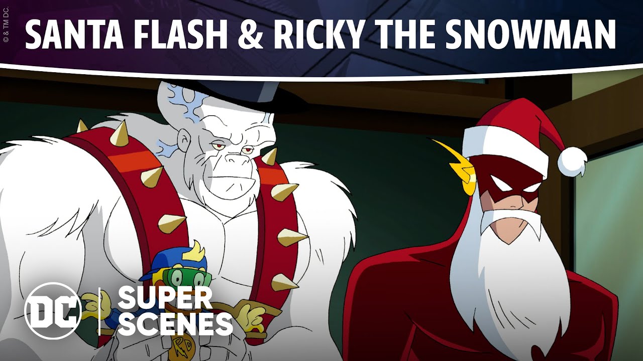 Justice League - Santa Flash & Ricky the Snowman | Super Scenes | DC ...