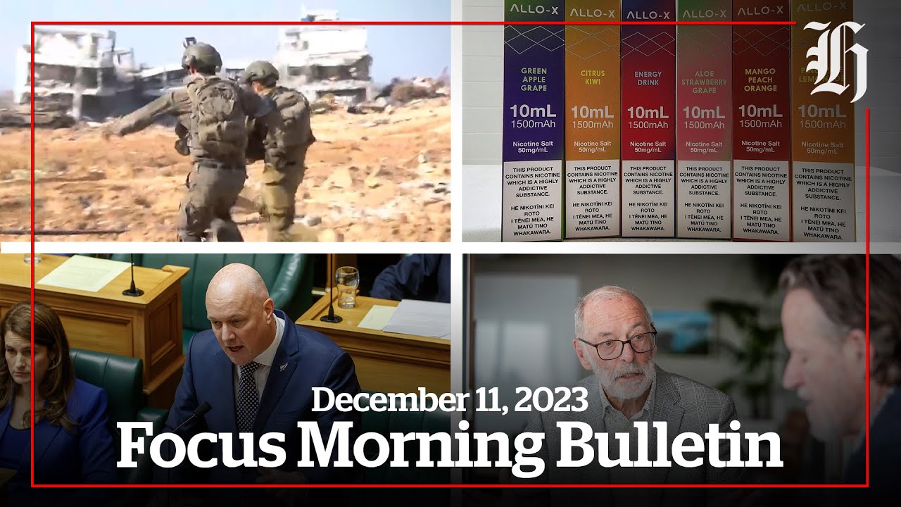 Vape ban, fair pay and ceasefire efforts | Focus Morning Bulletin ...