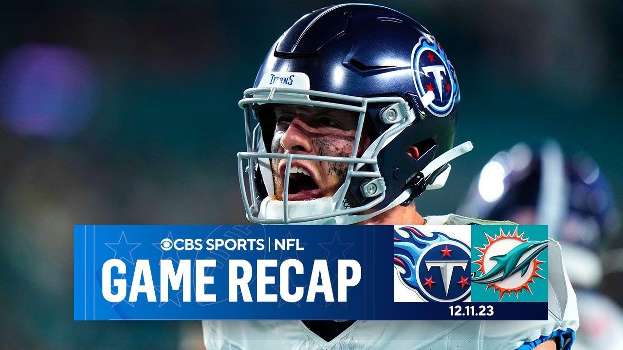 Titans LATE-GAME TD FUELS comeback over Dolphins | Game Recap | CBS ...