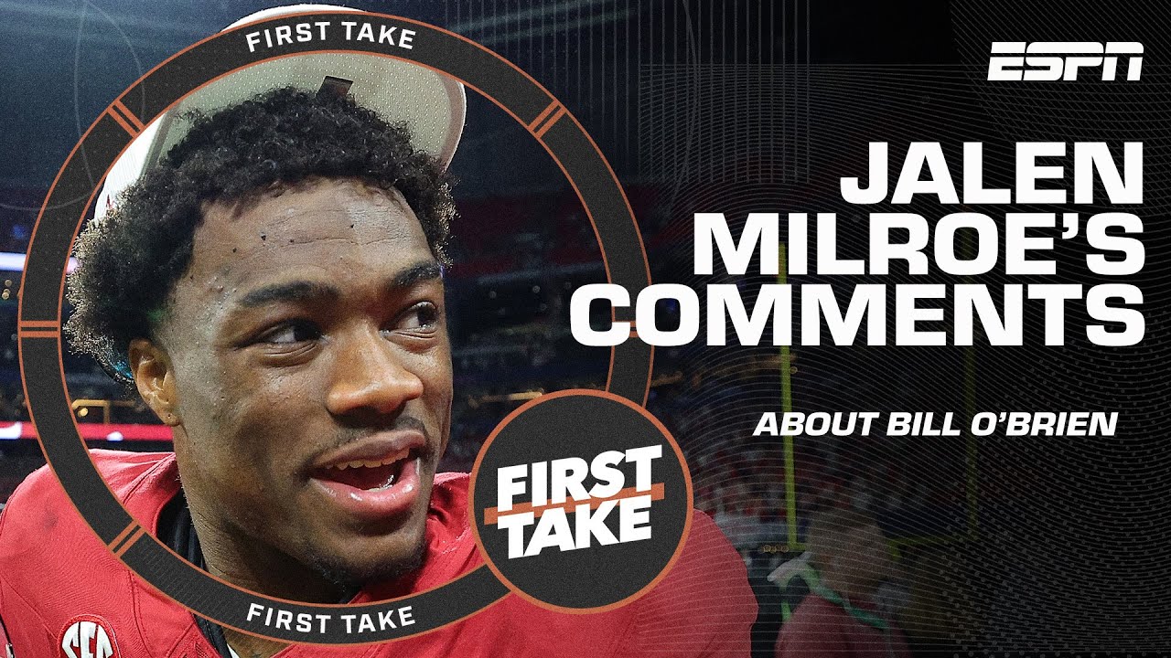 Reacting to Jalen Milroe claiming Bill O'Brien told him to switch ...