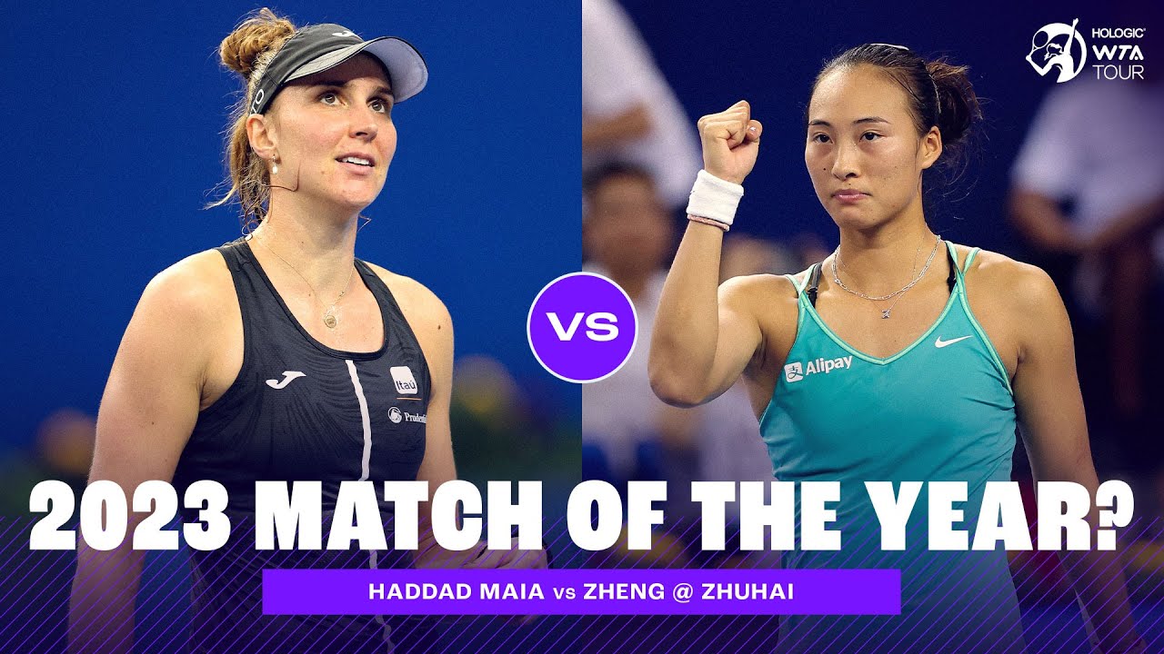 FULL MATCH | Beatriz Haddad Maia vs. Zheng Qinwen | 2023 WTA Elite Trophy Final Zhuhai - The ...