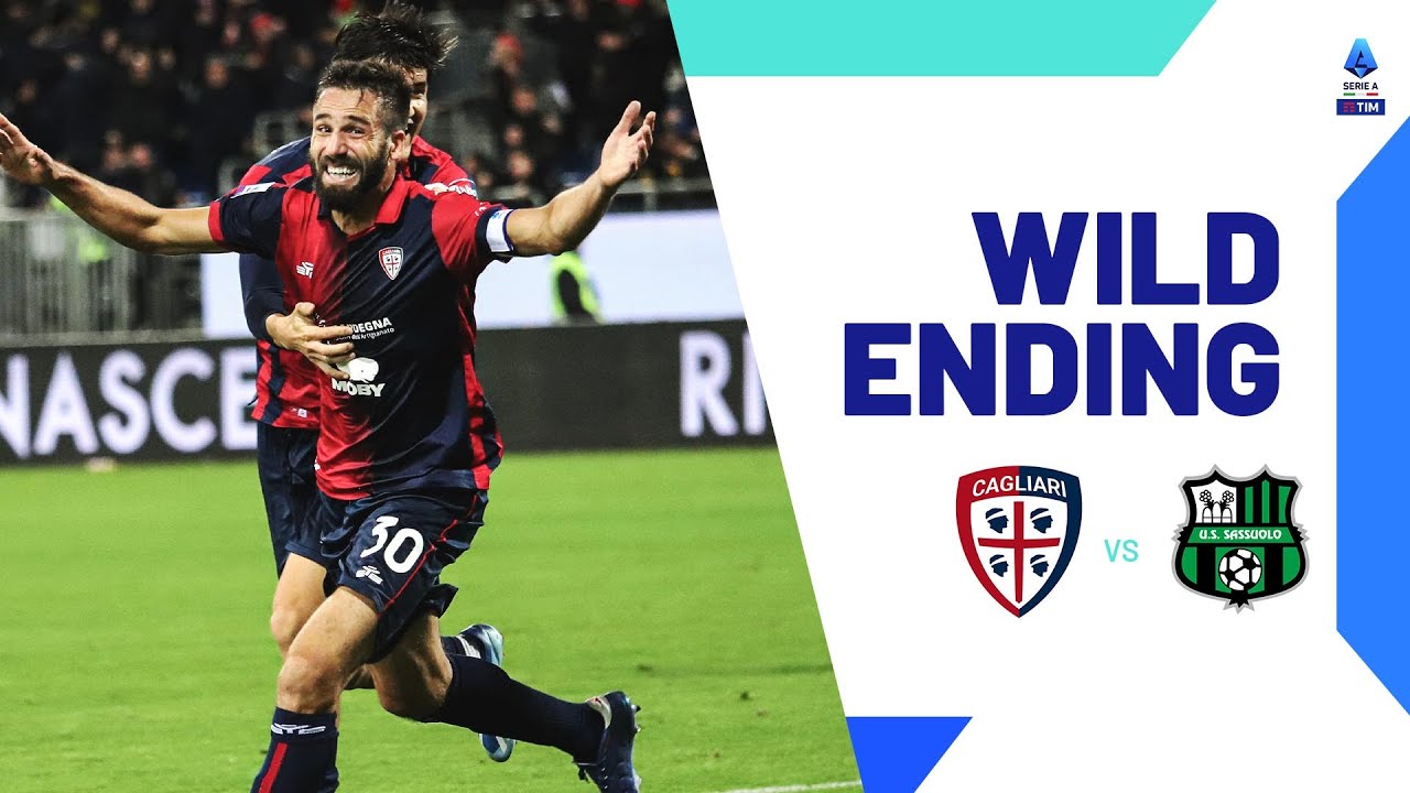 Pavoletti scores overhead kick to win at 99' | Wild Ending | Cagliari ...