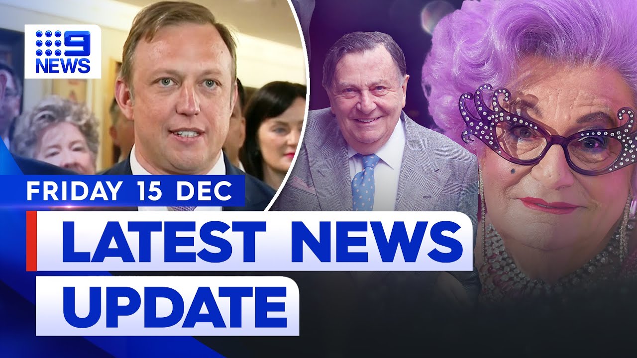 Barry Humphries' state memorial; New Queensland premier | 9 News ...