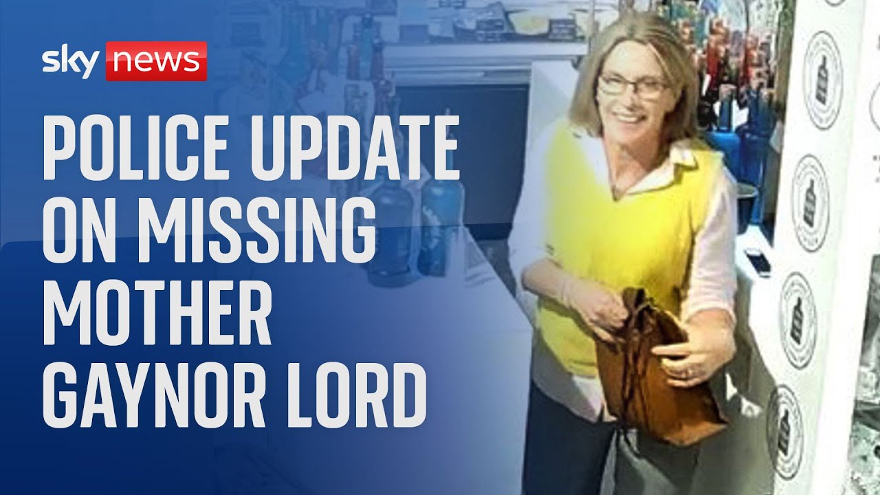 Watch live: Police deliver update on missing mother Gaynor Lord - The ...