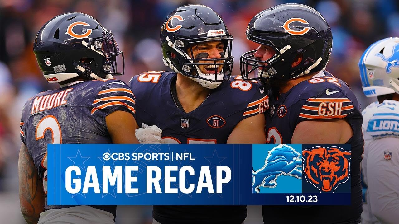 Bears SHUT OUT Lions in 2nd half for 5TH win | Game Recap | CBS Sports ...
