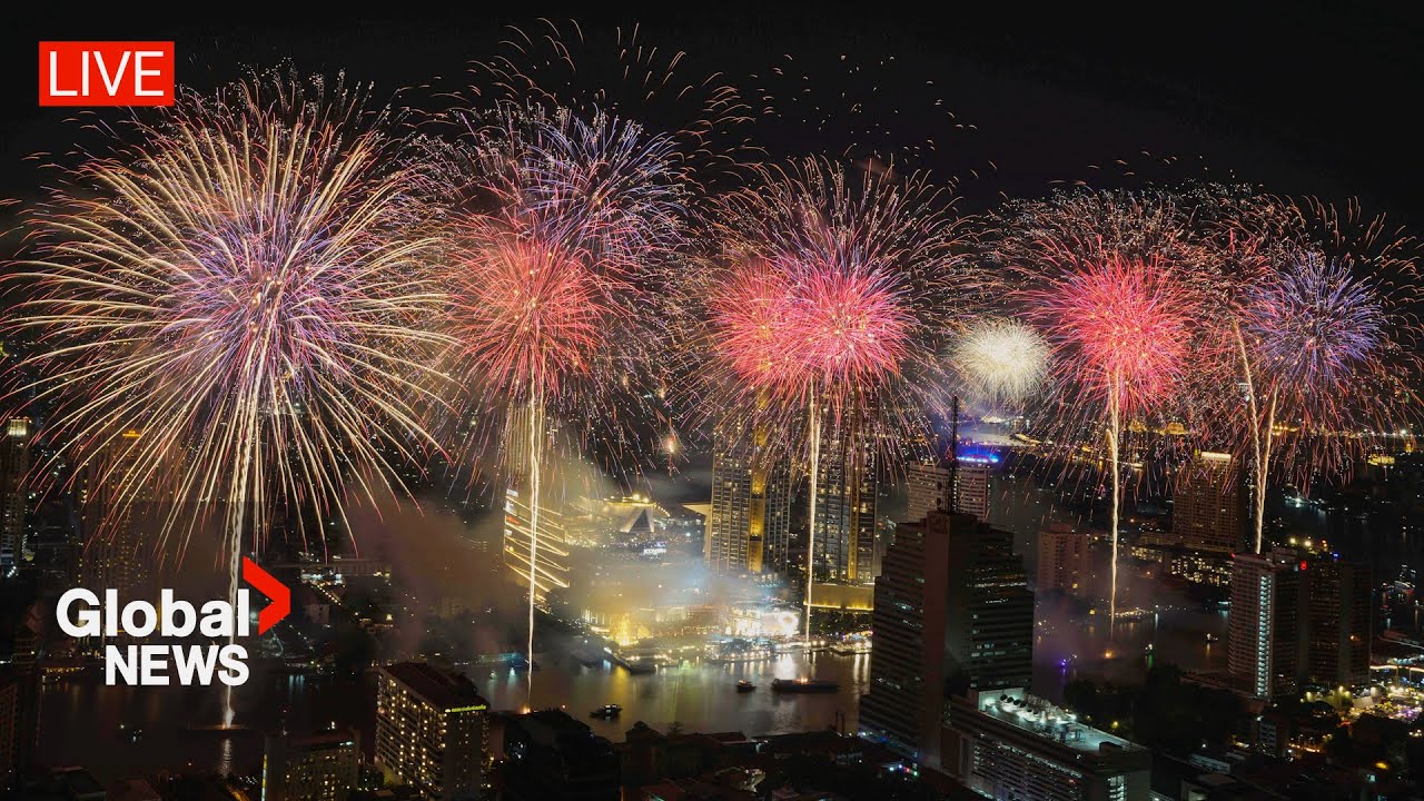 New Year's 2024 countdown celebrations & fireworks around the world ...