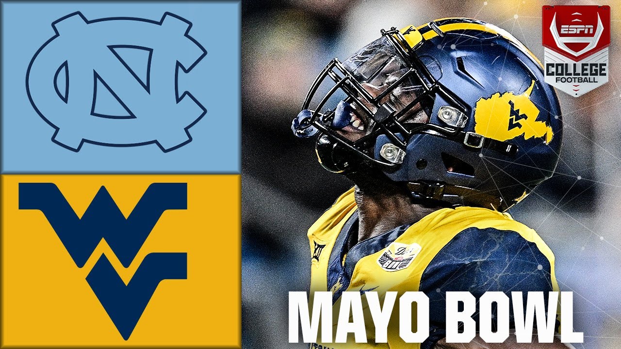 Mayo Bowl: North Carolina Tar Heels vs. West Virginia Mountaineers ...