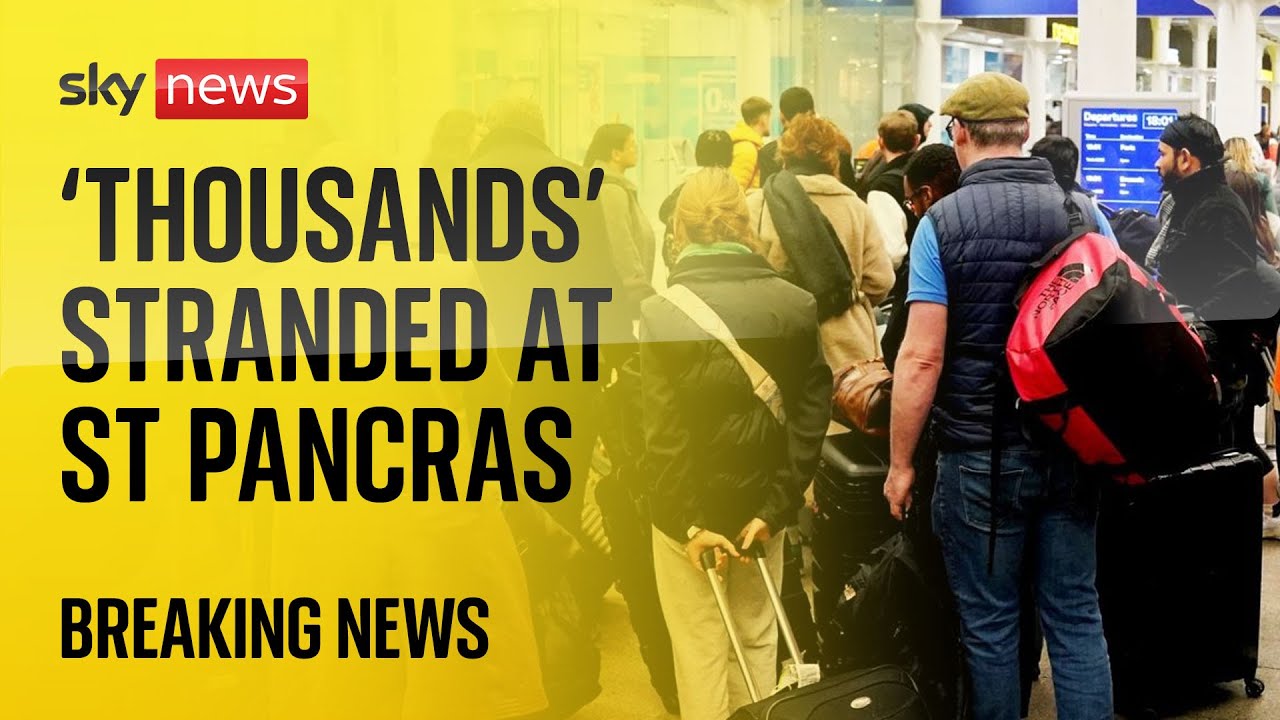 'Thousands' stranded as flooded tunnel cancels Eurostar and ...