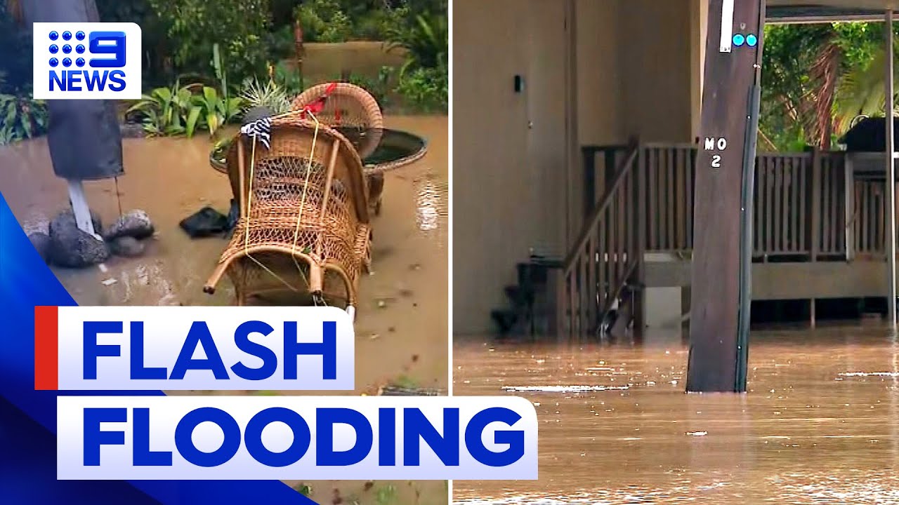 Flash flooding emergency in Far North Queensland | 9 News Australia ...