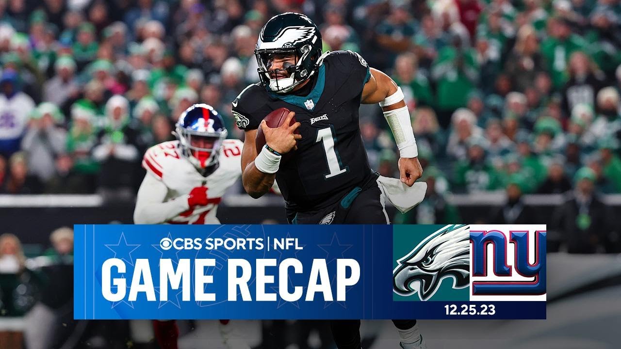 Eagles EDGE Giants to SNAP 3-game skid | Game Recap | CBS Sports - The ...