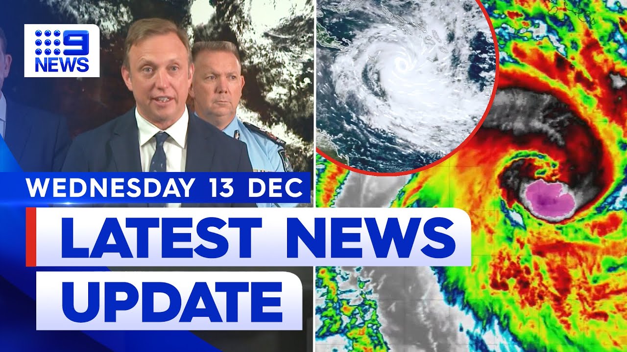 Tropical Cyclone Jasper to make landfall in coming hours | 9 News ...