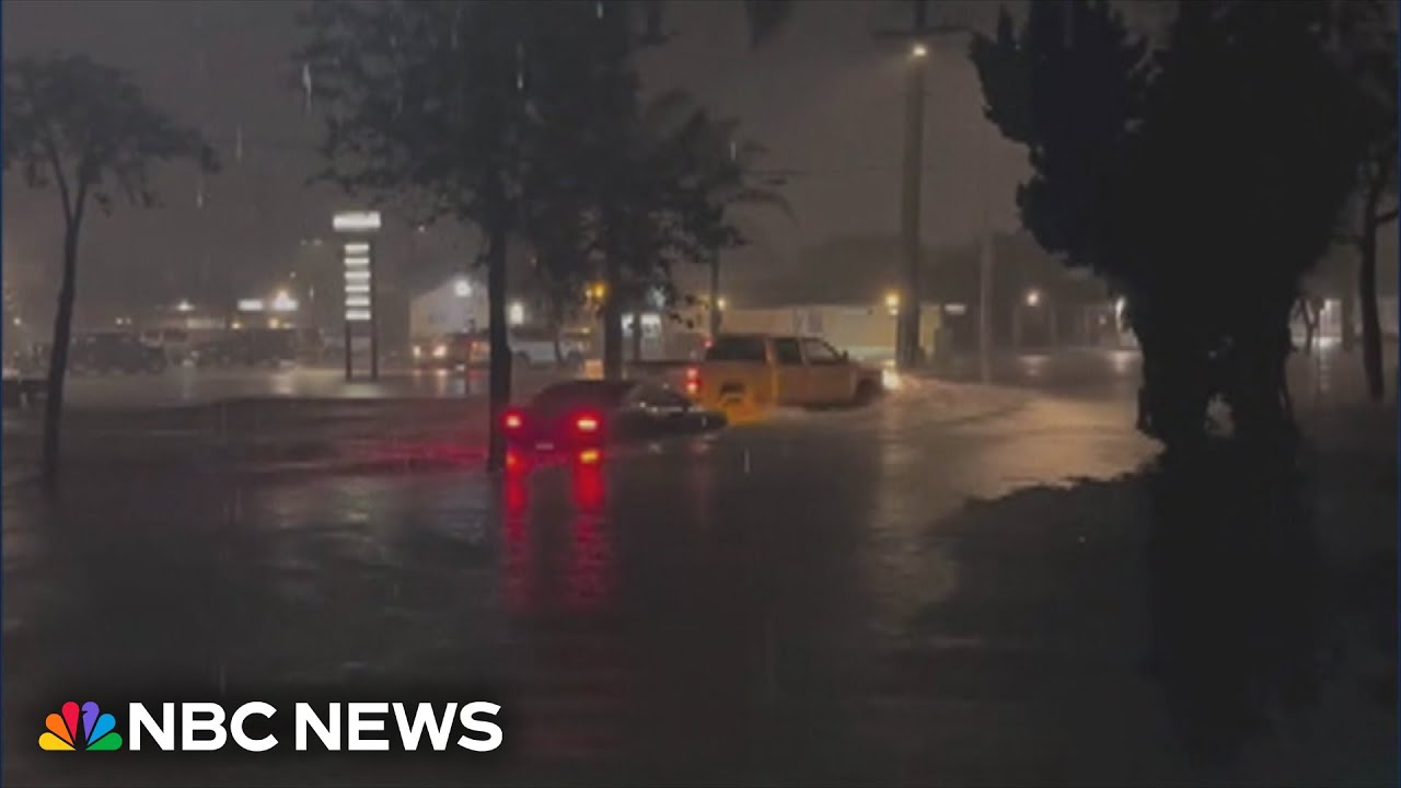 Video shows flooding after heavy rain in Southern California - The ...