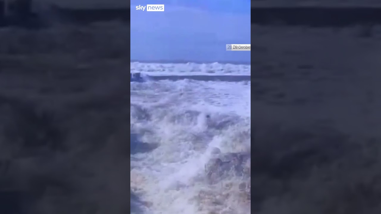 Huge wave sweeps away California beachgoers - The Global Herald