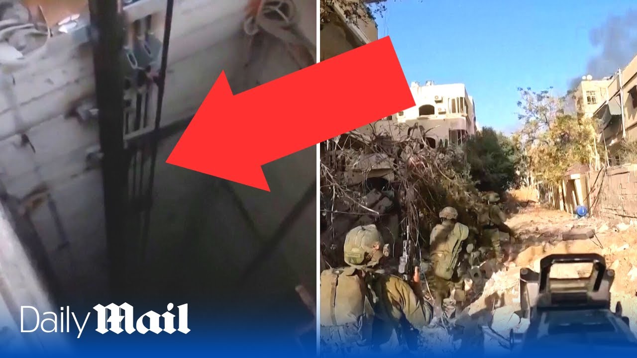 Israeli army show discover tunnel with elevators built near Rantisi ...