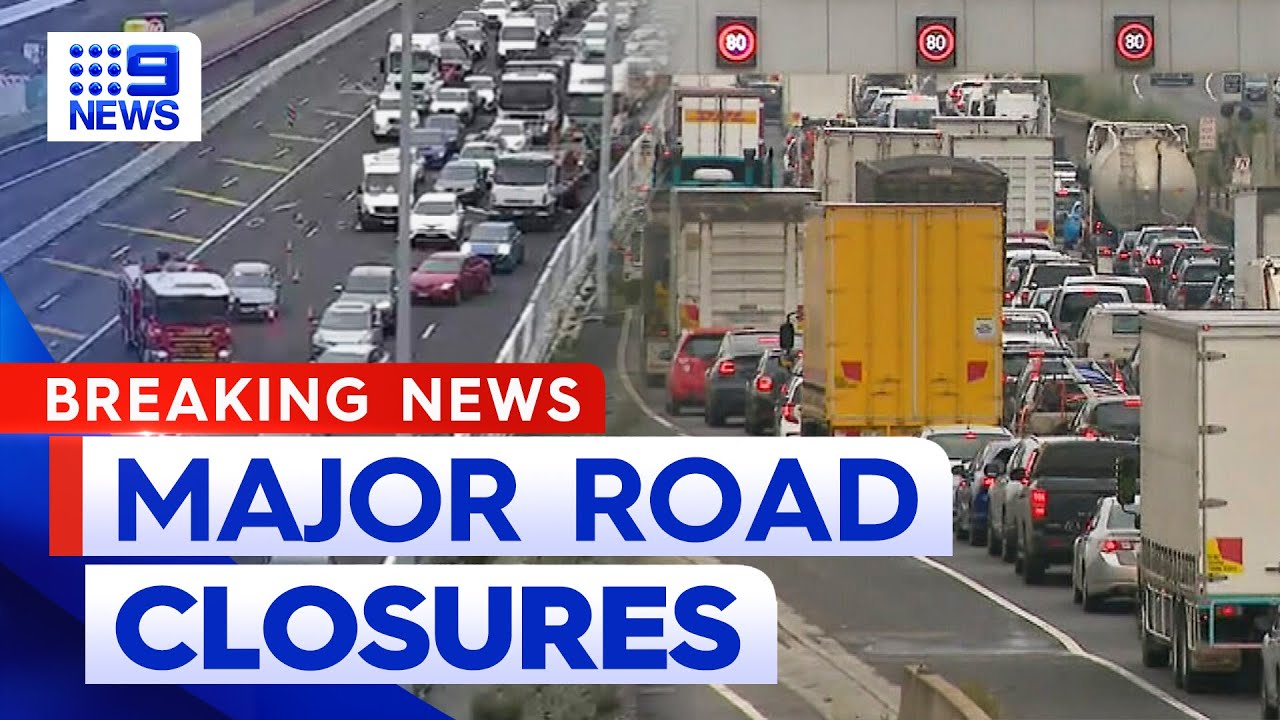 Multi-vehicle crashes cause major road closures in Victoria | 9 News ...
