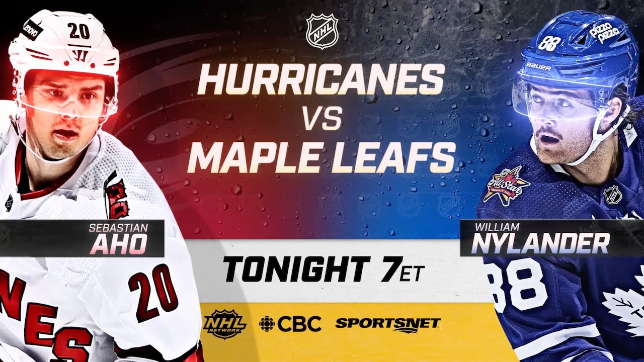 Watch the Maple Leafs face the Hurricanes in Toronto tonight - The ...