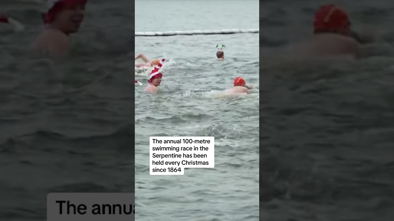 Swimmers brave annual Christmas Day race - The Global Herald