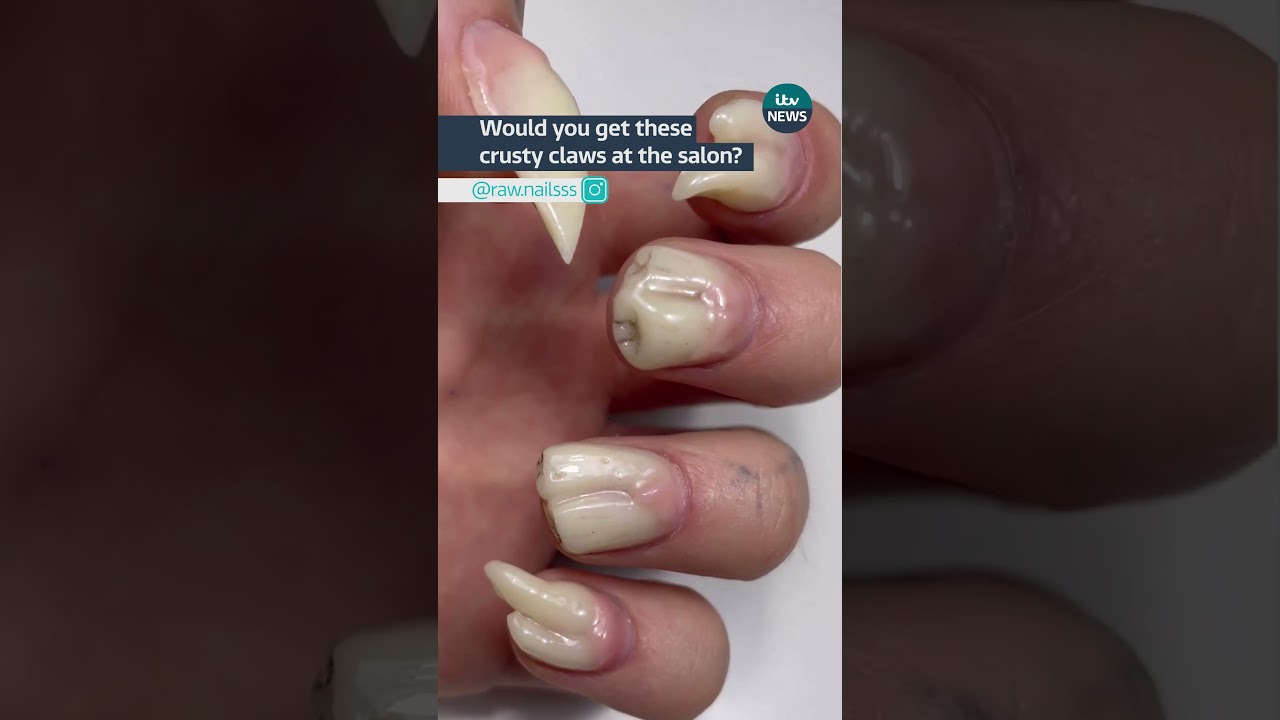 Would you get these crusty claws at the salon? #nails #russia #beauty ...
