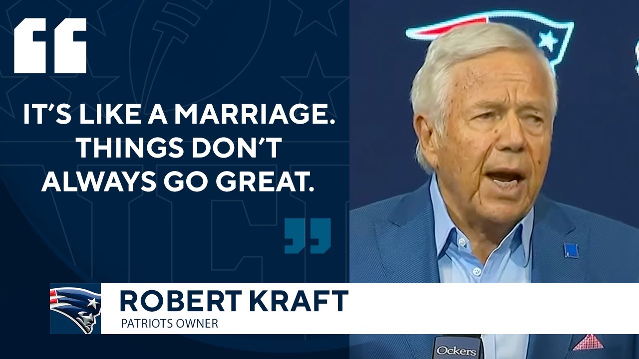 Robert Kraft explains Patriots PARTING WAYS with Bill Belichick, says it was "MUTUAL" | CBS ...