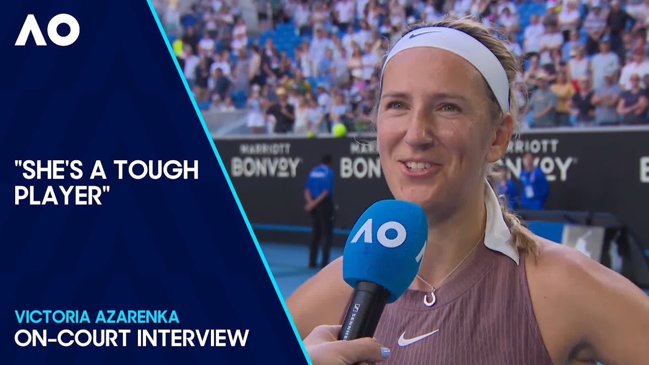 Victoria Azarenka On-Court Interview | Australian Open 2024 Third Round ...