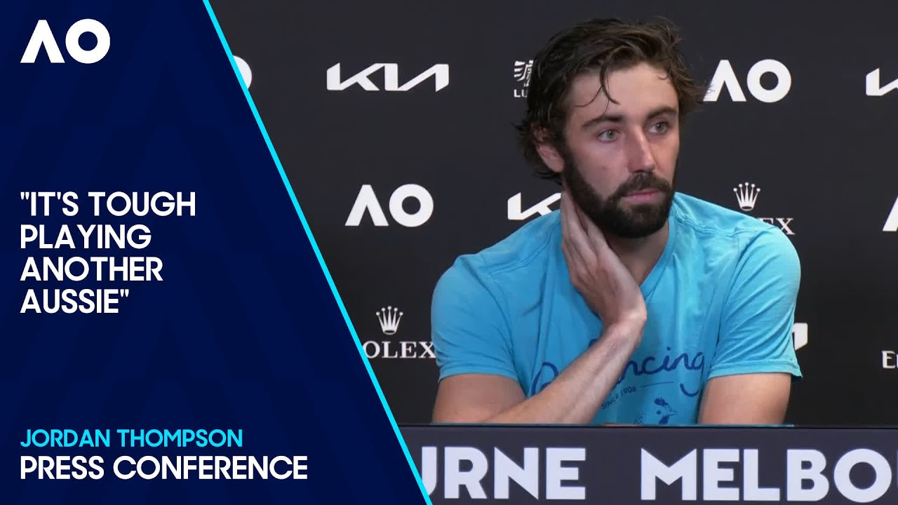 Jordan Thompson Press Conference | Australian Open 2024 First Round ...