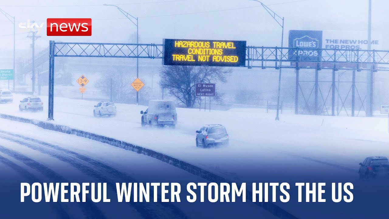 Watch US winter weather live: Heavy snow and sub-zero conditions as ...