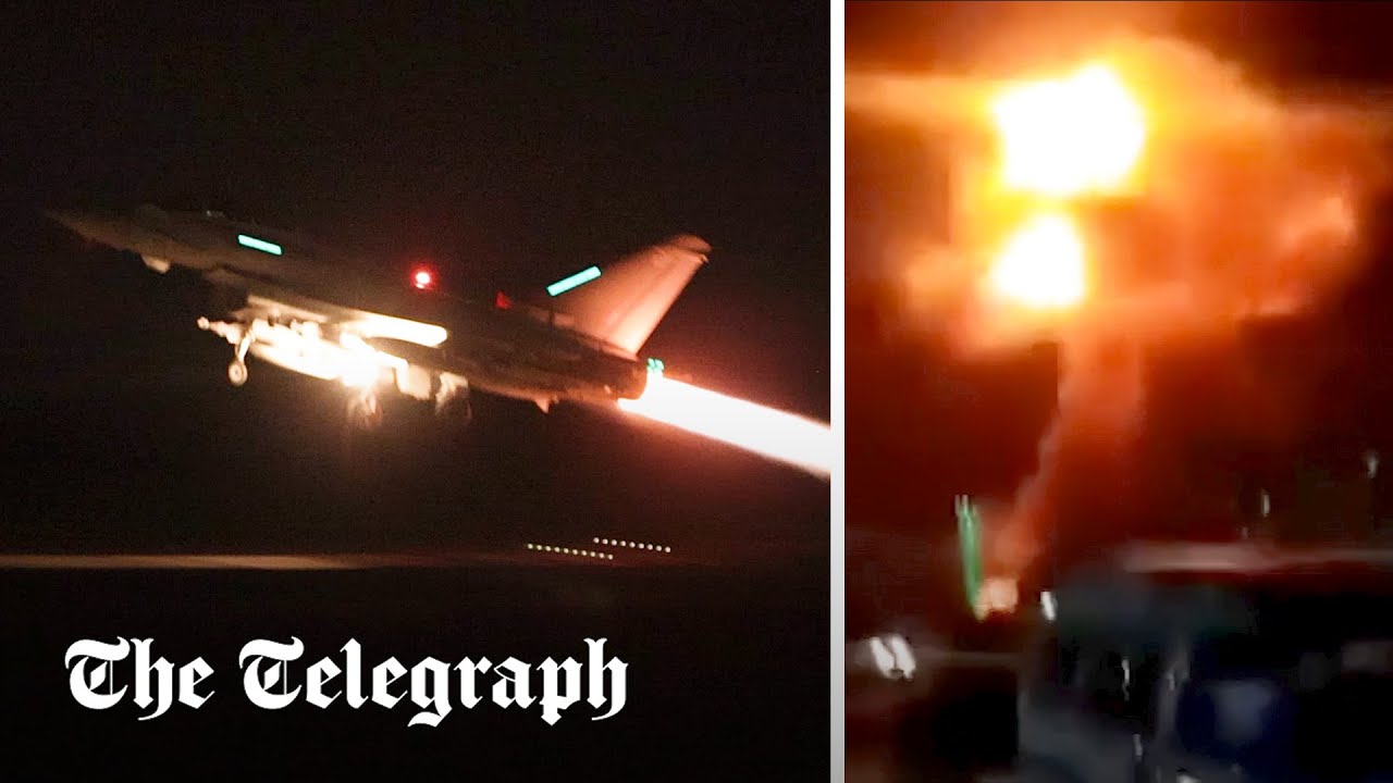Yemen: Britain and US launch air strikes on Houthi rebels - The Global ...