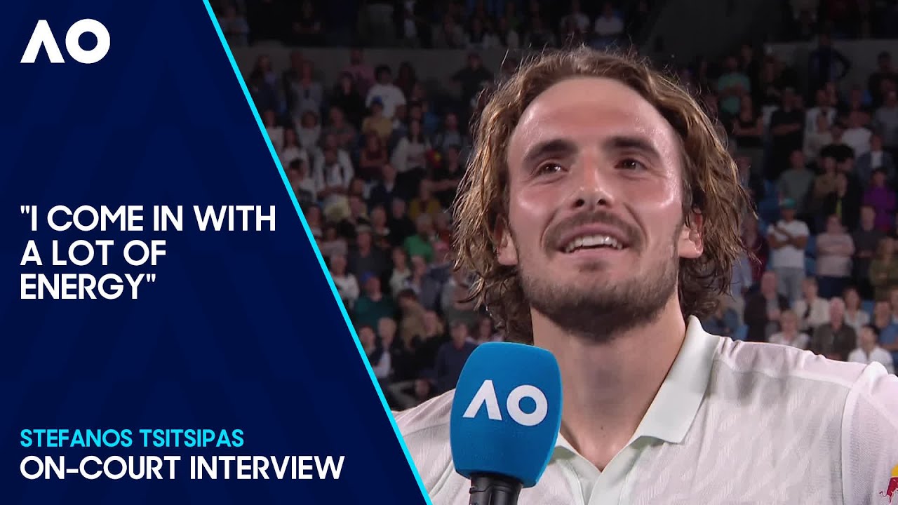 Stefanos Tsitsipas On-Court Interview | Australian Open 2024 Second ...