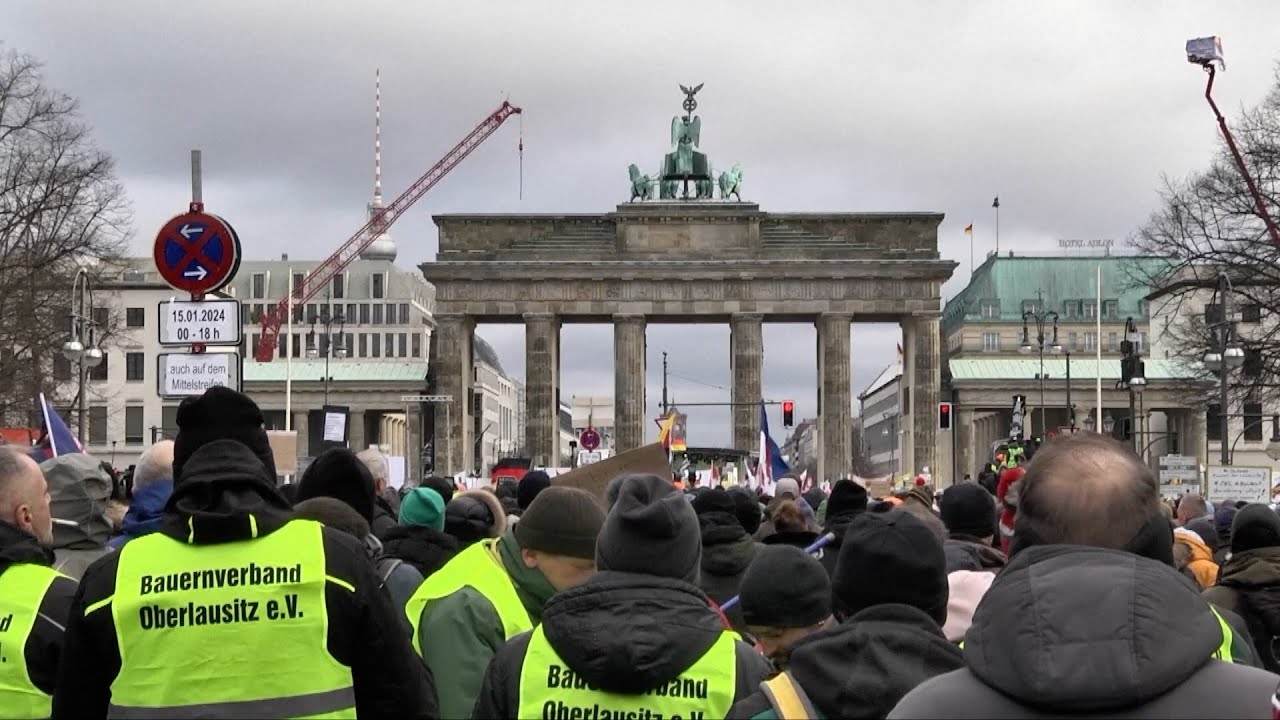 German farmers protest agricultural subsidy cuts in Berlin - The Global ...