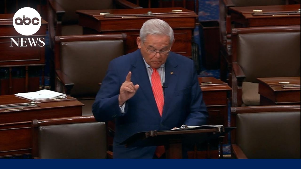 Sen. Bob Menendez speaks on Senate floor about his indictment - The Global Herald