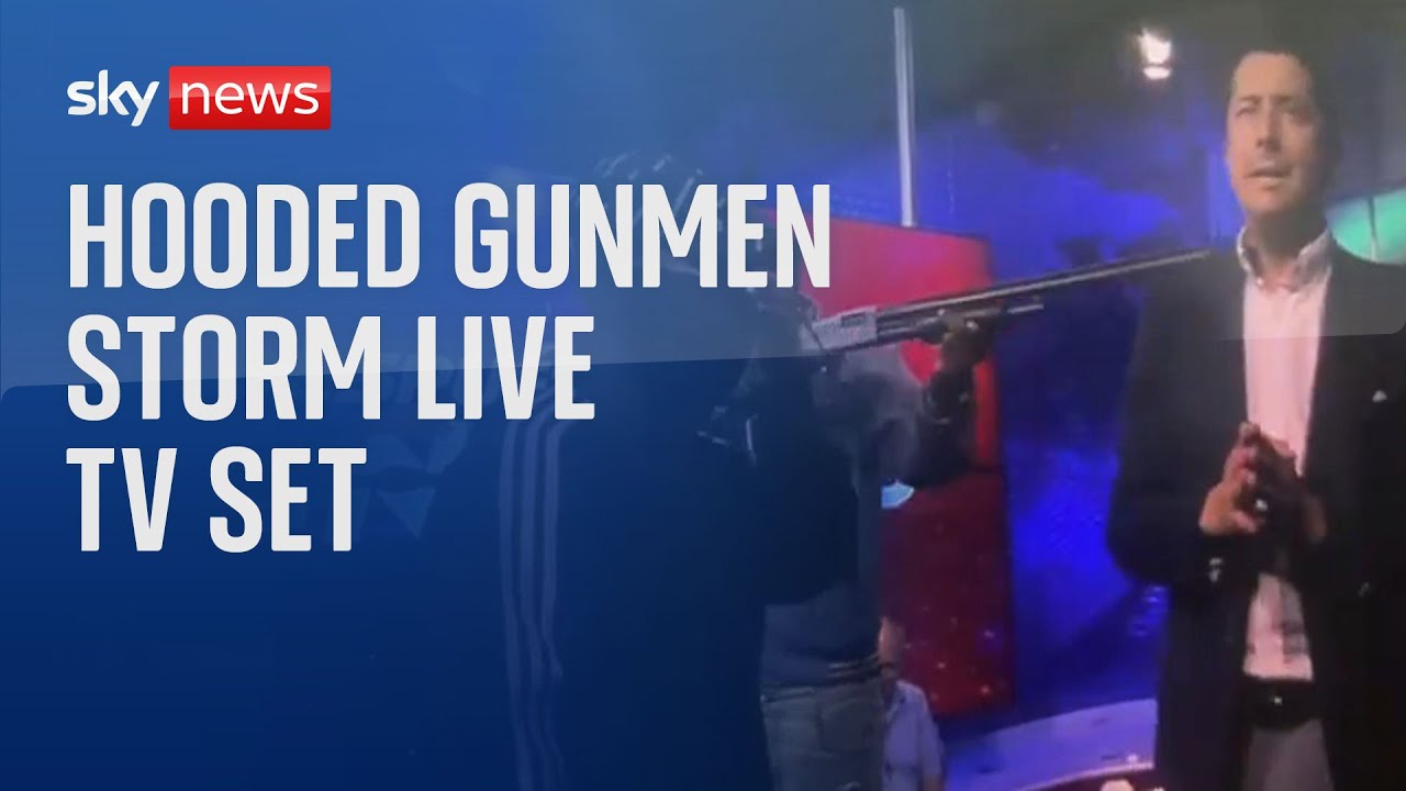 Hooded gunmen burst onto live TV set in Ecuador after drug lord escape ...
