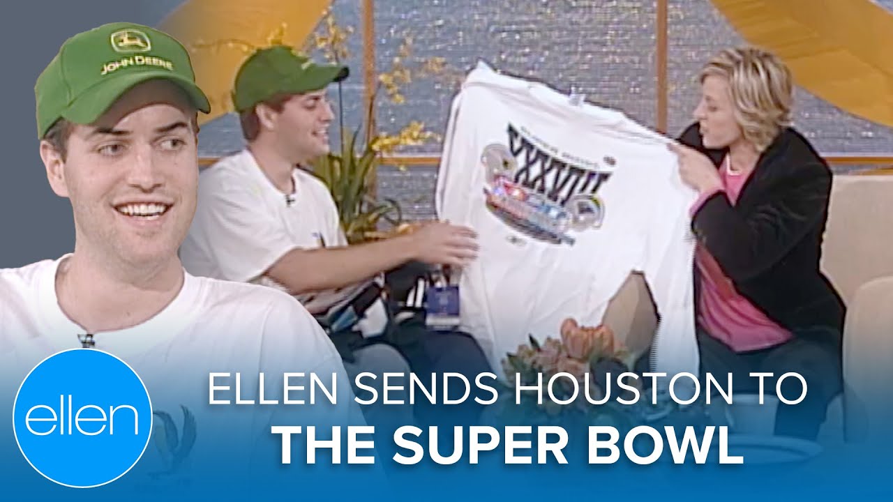 Ellen Sends her P.A. Houston to the Super Bowl - The Global Herald