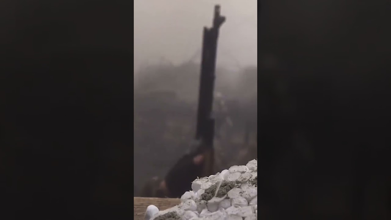 Ukrainian troops miraculously survive Russian artillery strike whilst ...