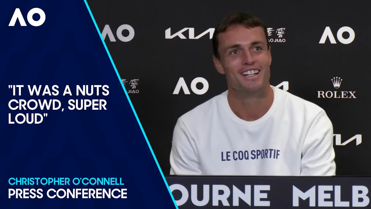 Christopher O'Connell Press Conference | Australian Open 2024 First ...
