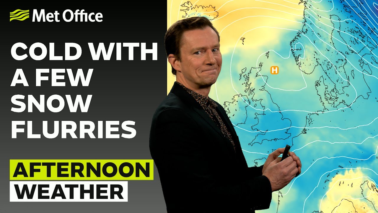 08/01/24 – Staying cold throughout the week – Evening Weather Forecast UK – Met Office Weather ...