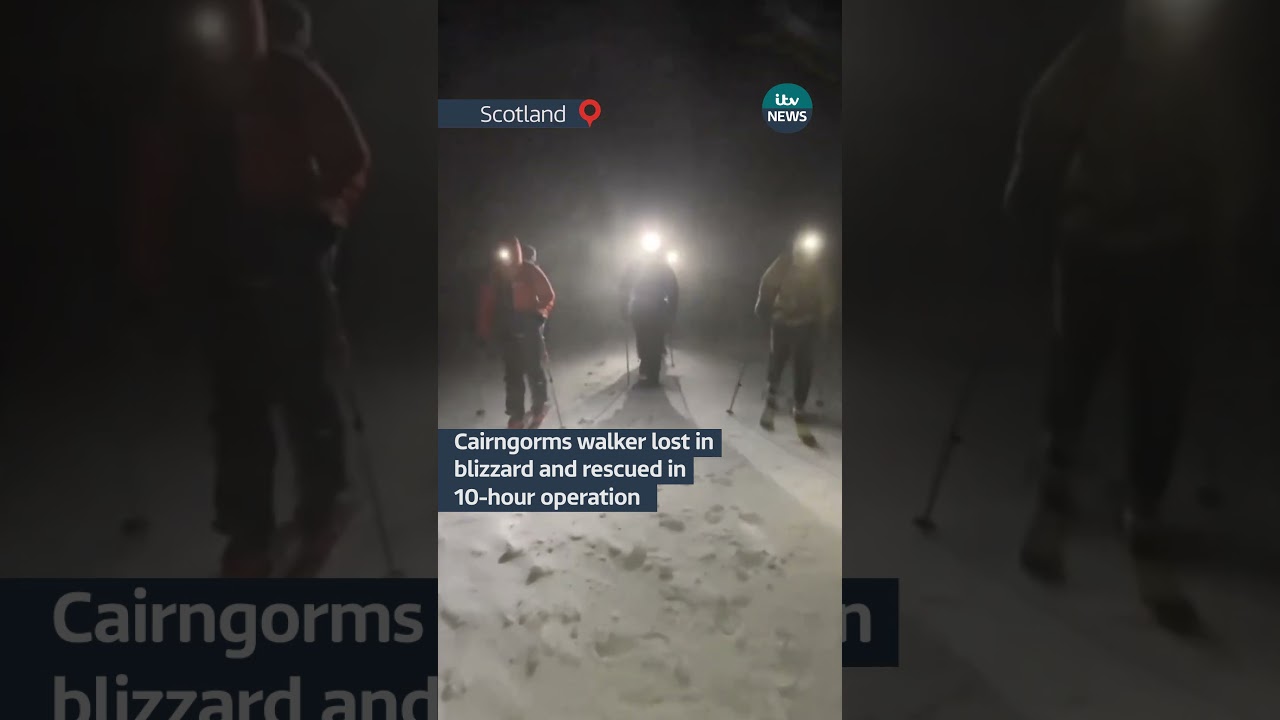 Cairngorms walker saved after 10-hour operation #itvnews #news #weather - The Global Herald