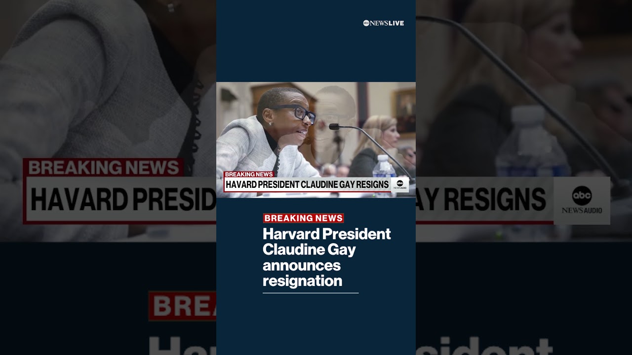 Harvard president announces resignation amid plagiarism accusations ...