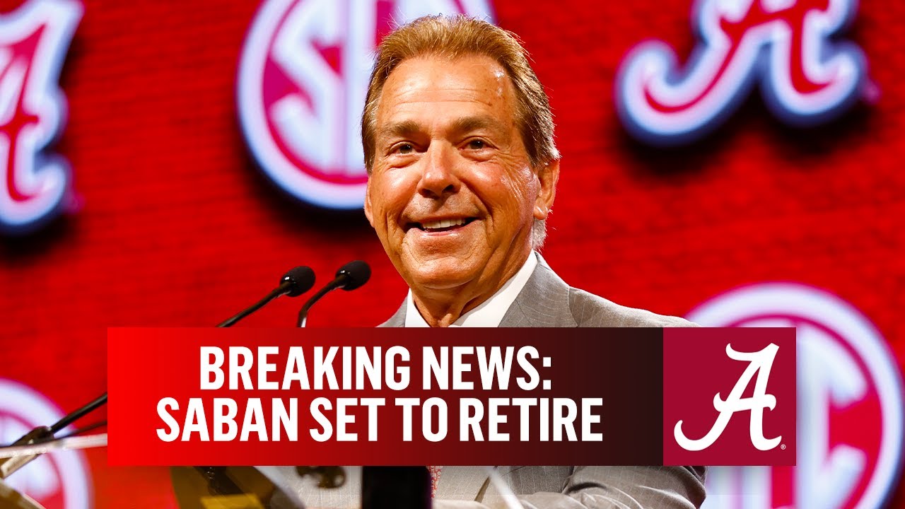 Nick Saban to RETIRE as Alabama's head coach | Breaking News | CBS ...