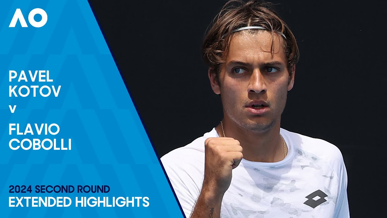 HOLD Pavel Kotov v Flavio Cobolli Extended Highlights | Australian Open ...