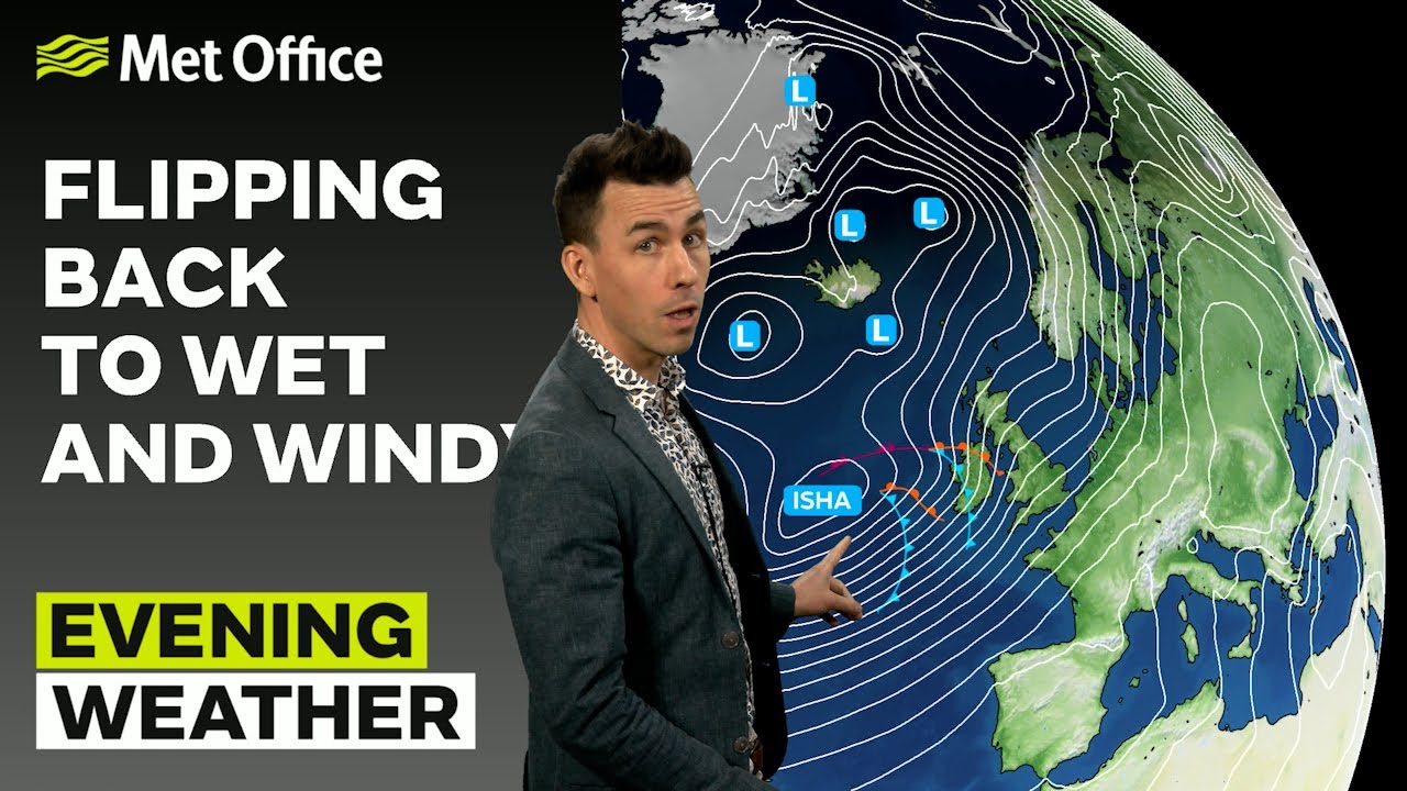 19/01/24 – Rain and some snow in north, south dry– Evening Weather Forecast UK – Met Office ...