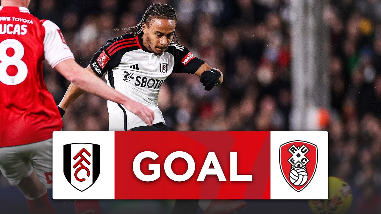 GOAL | Bobby De Cordova-Reid | Fulham 1-0 Rotherham United | Third ...