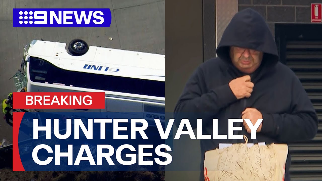 Hunter Valley bus crash driver hit with multiple new charges | 9 News ...