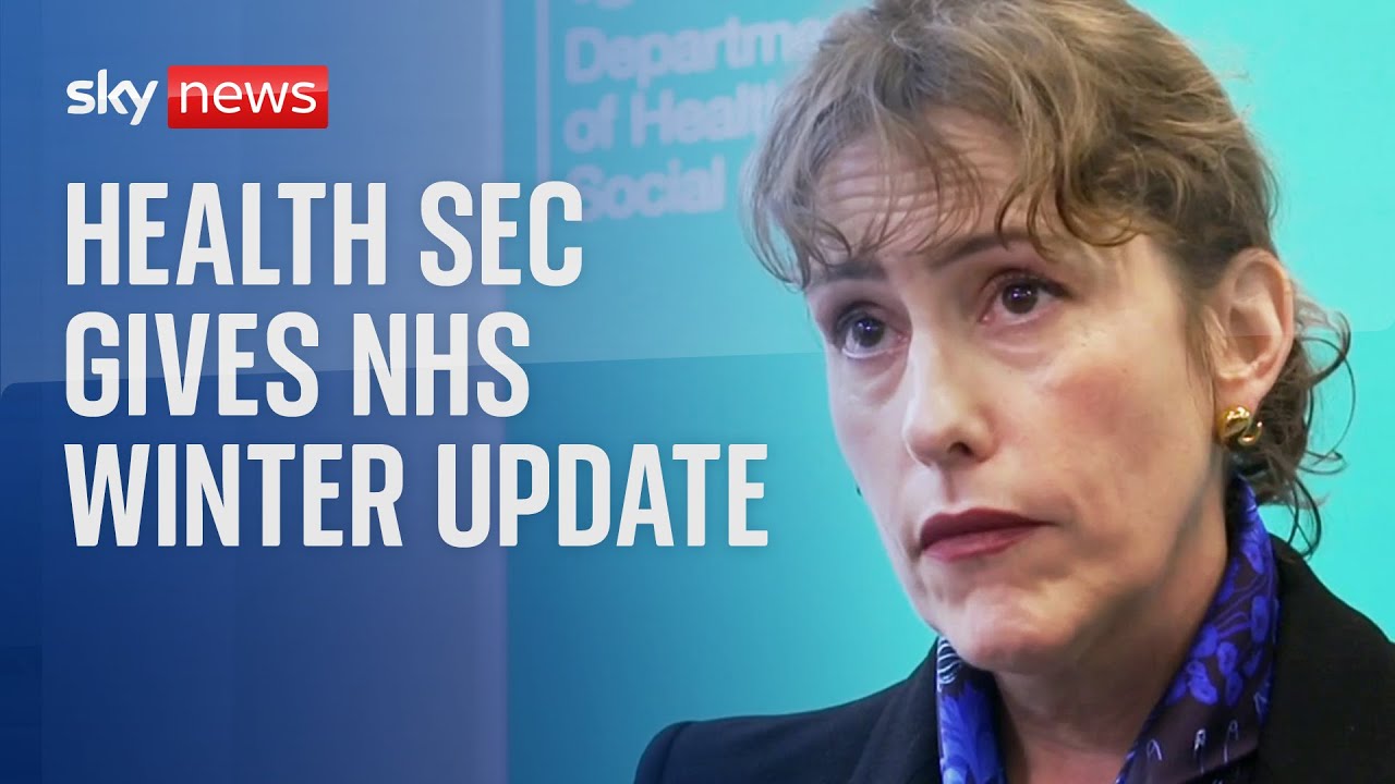 Watch live: Health Secretary Victoria Atkins to deliver NHS winter ...