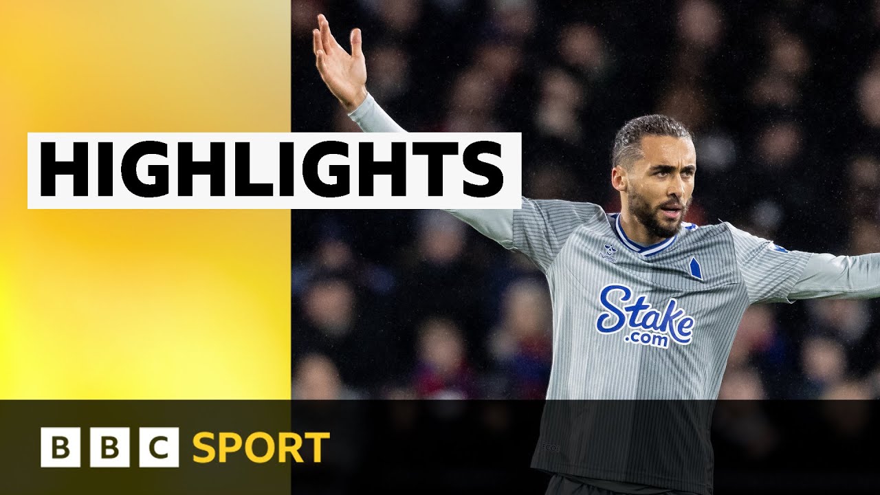 Calvert-Lewin sent off as Everton draw with Palace | FA Cup highlights ...