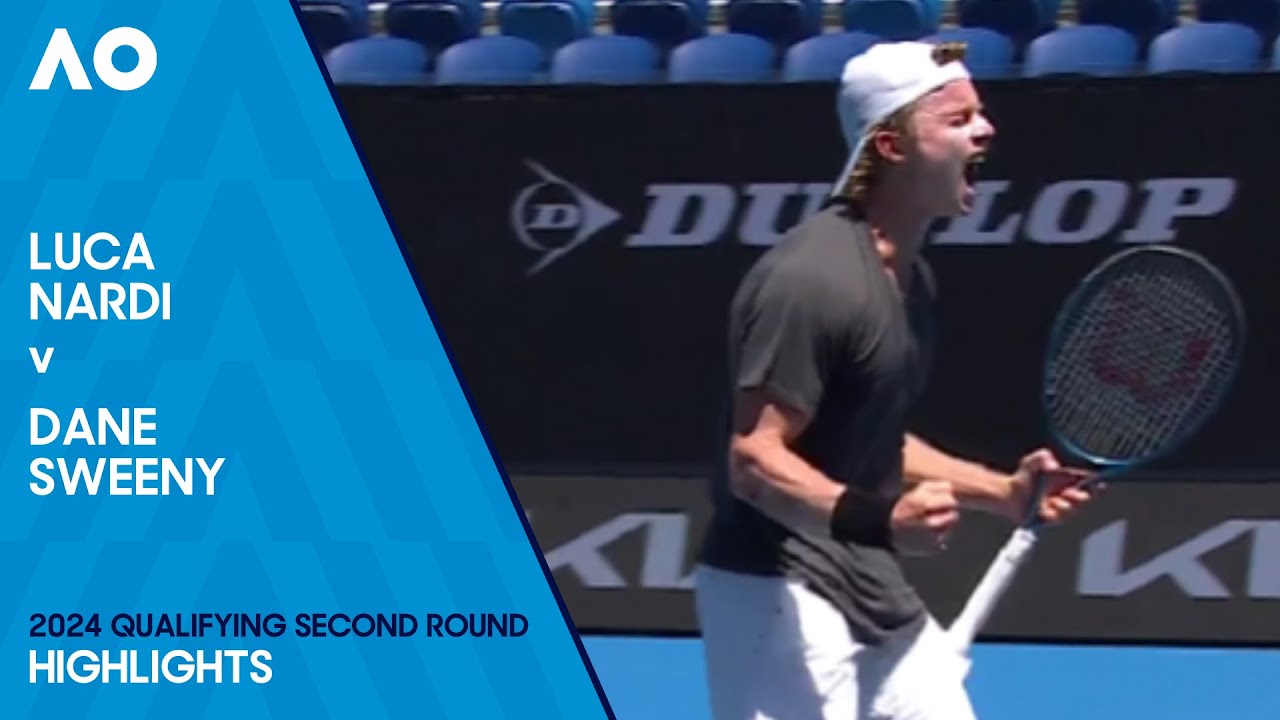 Luca Nardi v Dane Sweeny Highlights | Australian Open 2024 Second Round ...