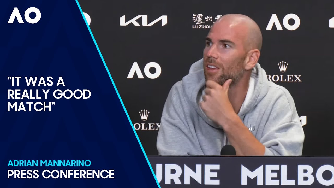 Adrian Mannarino Press Conference | Australian Open 2024 Second Round ...