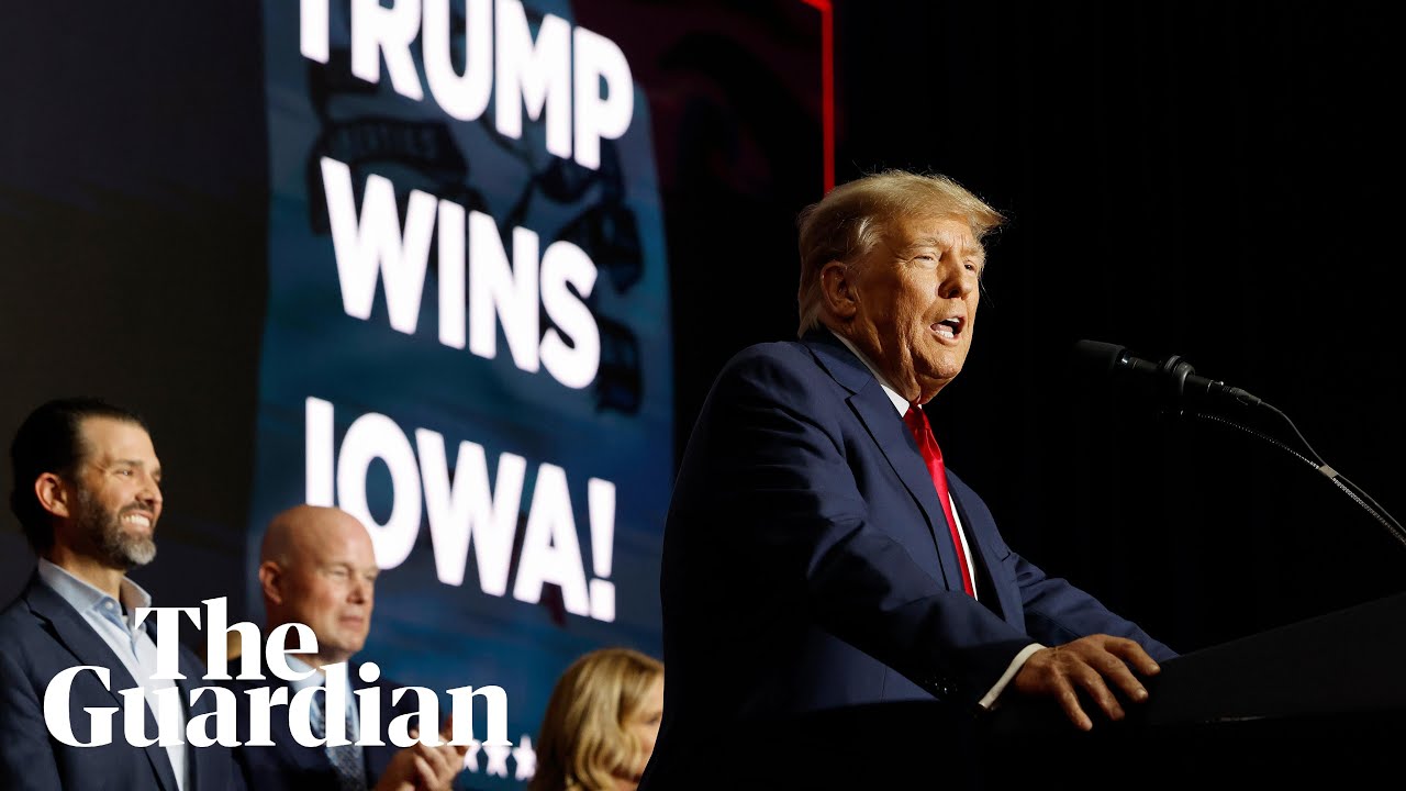 Trump wins in Iowa as Republican contest kicks off 2024 presidential ...
