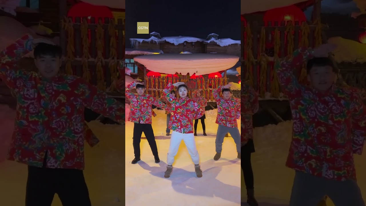 Dance for Chinese year of the Loong at China's 'ice city' Harbin - The ...